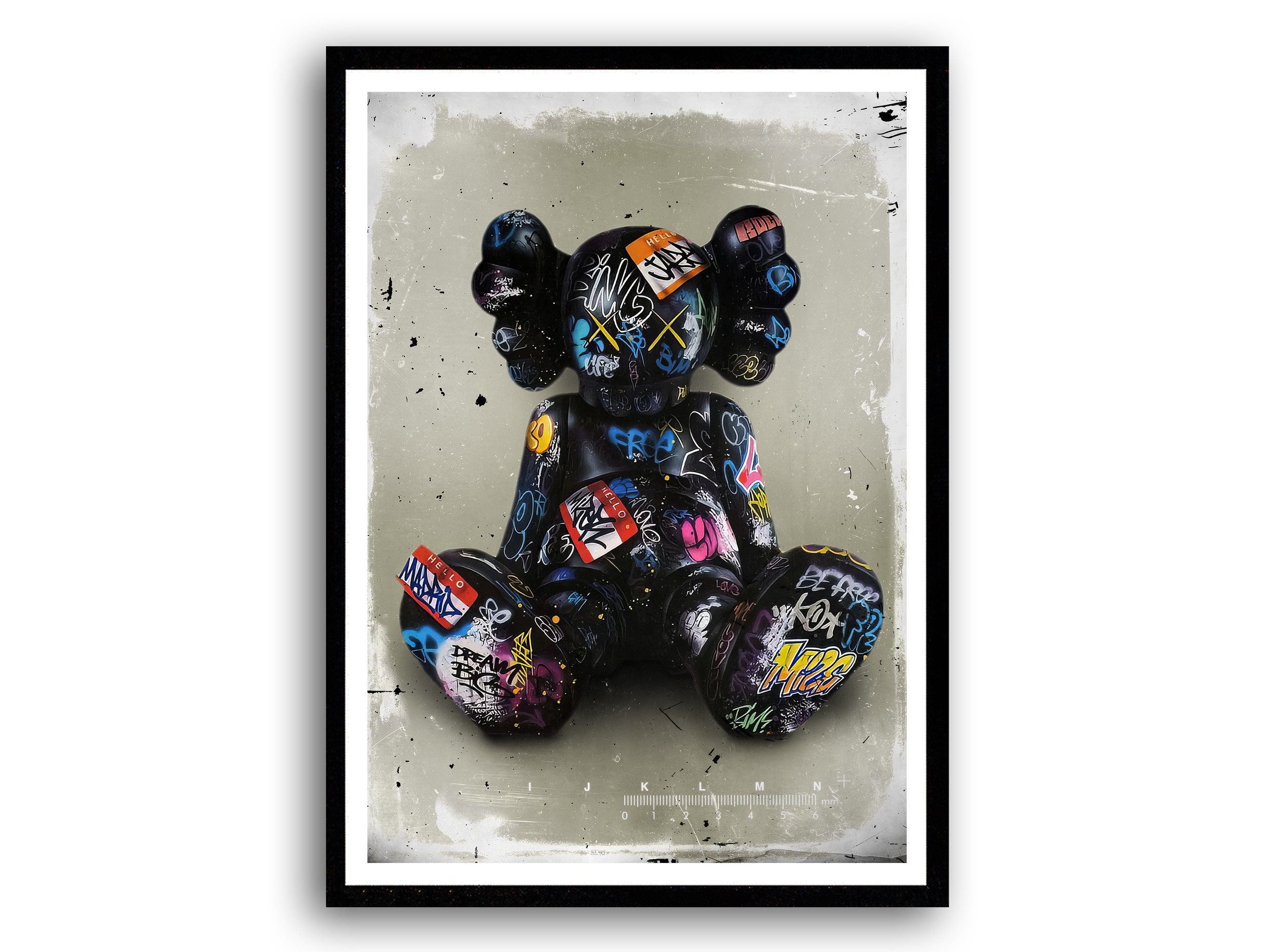 Kaws Digital Downloads Image Printable Wall Art, Hypebeast Poster, Dark ...