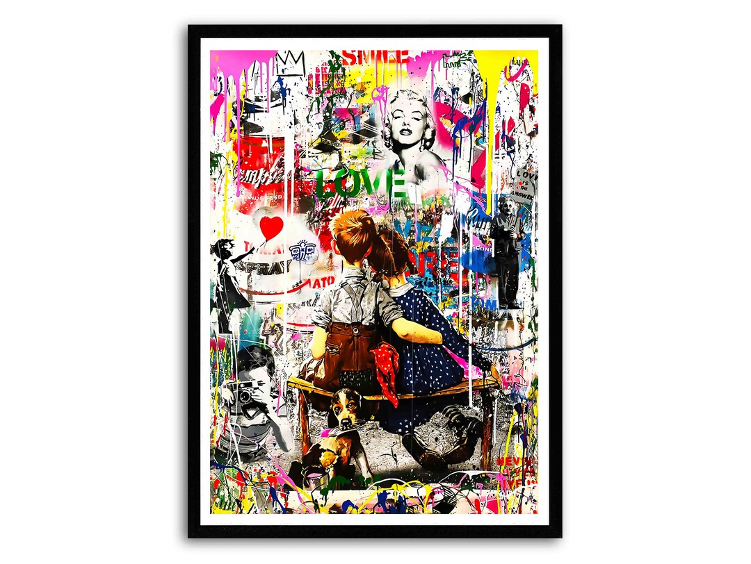 Banksy Two Little Urban Printable Download, Banksy Street Art, Graffiti ...