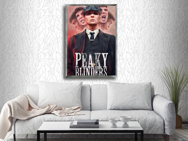 Thomas Shelby Portrait,peaky Blinders, Portrait, Art, Wall Decor ...