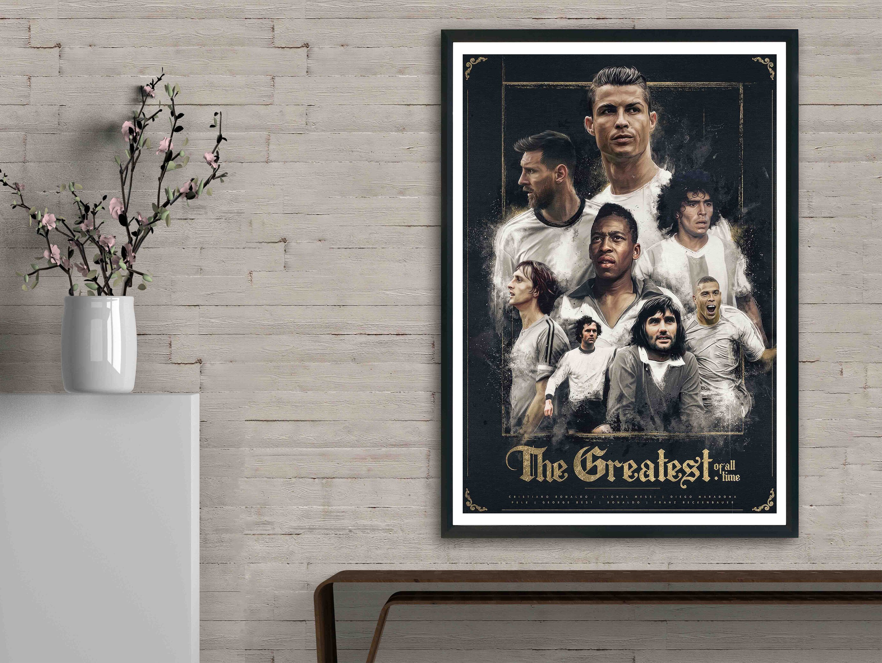 Football Legends Poster Digital Download, Fameous Wall Posters, 300 DPI ...