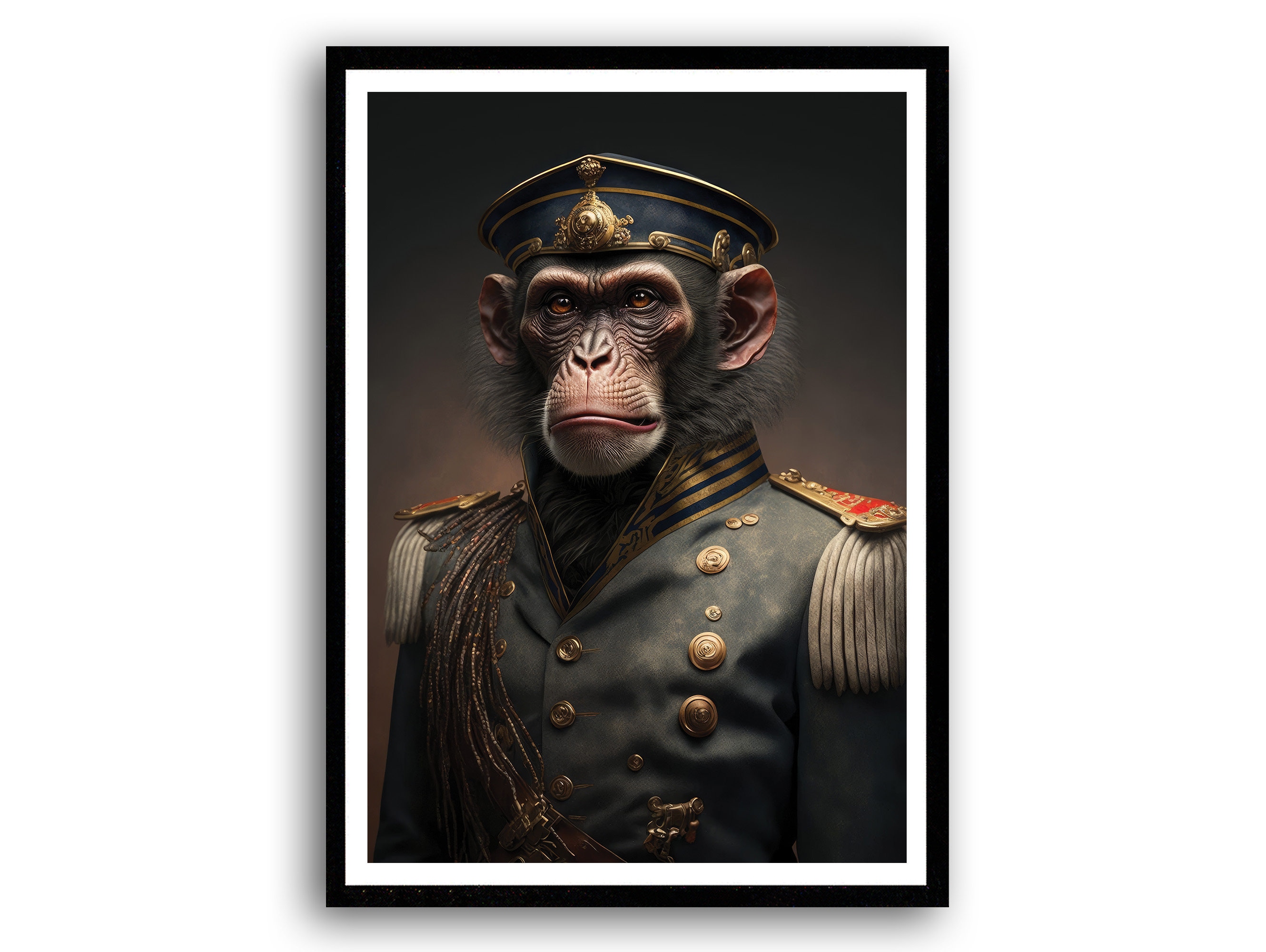 Military Animal Printable Digital Image, Animal Portrait, Animals in ...