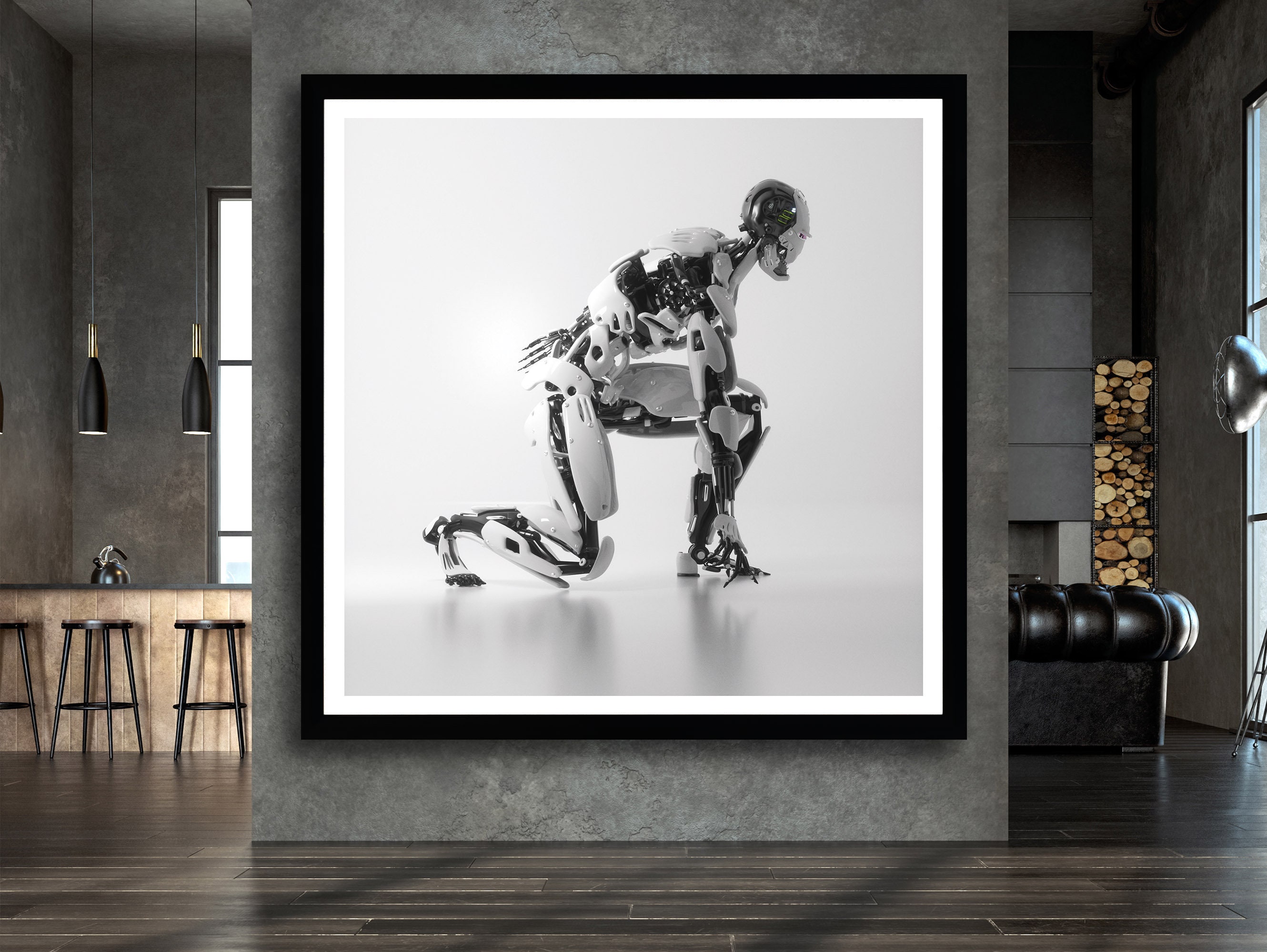 Robot Printable Download, Technology Wall Art, House Gift İdeas, Robot ...