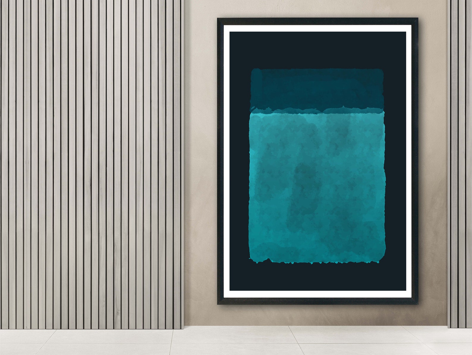 Rothko Inspired Printable Download, BLUE Abstract Digital Wall Art ...