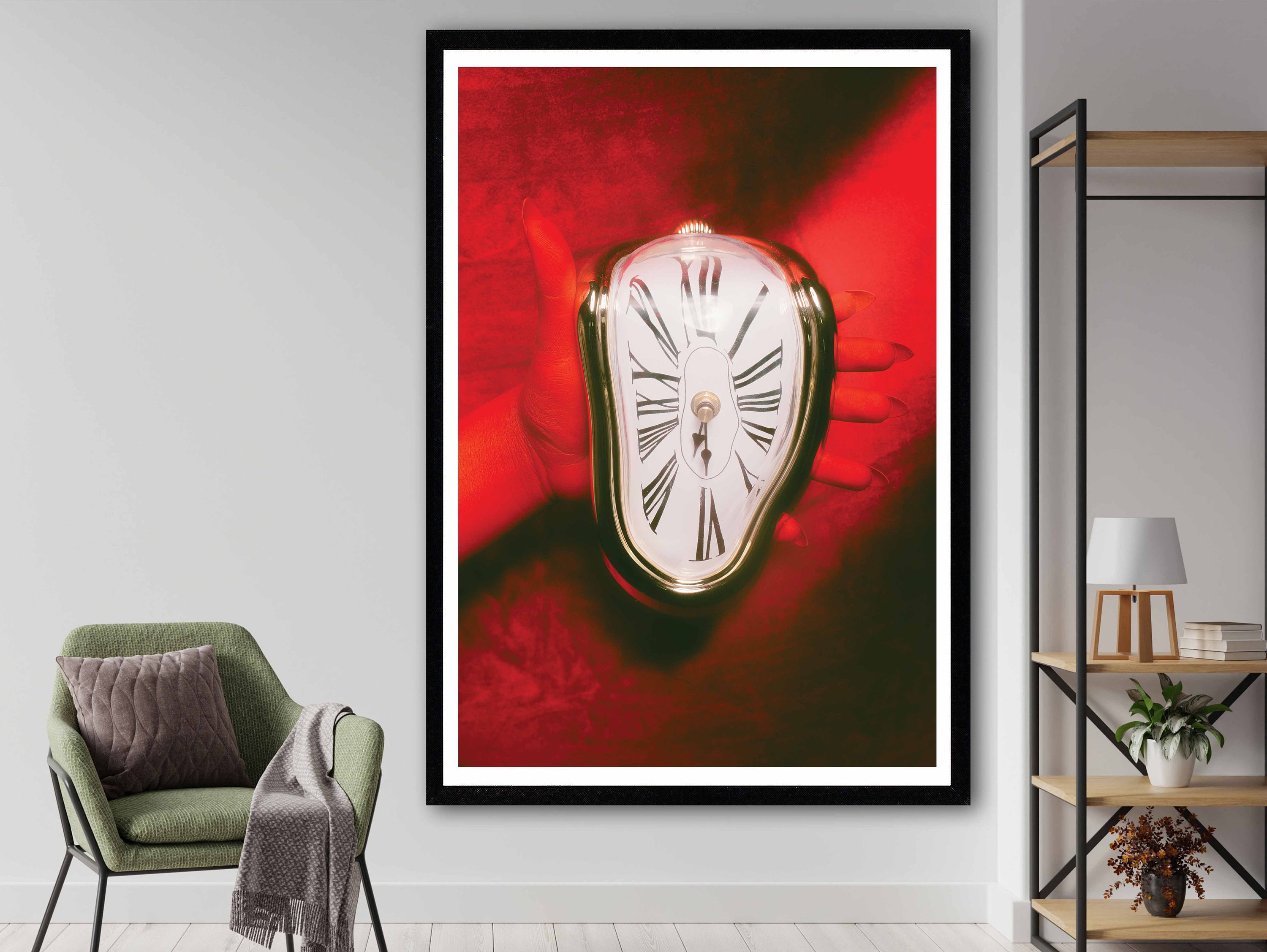 Melting Clock Salvador Dali the Persistence of Memory Printable Digital ...