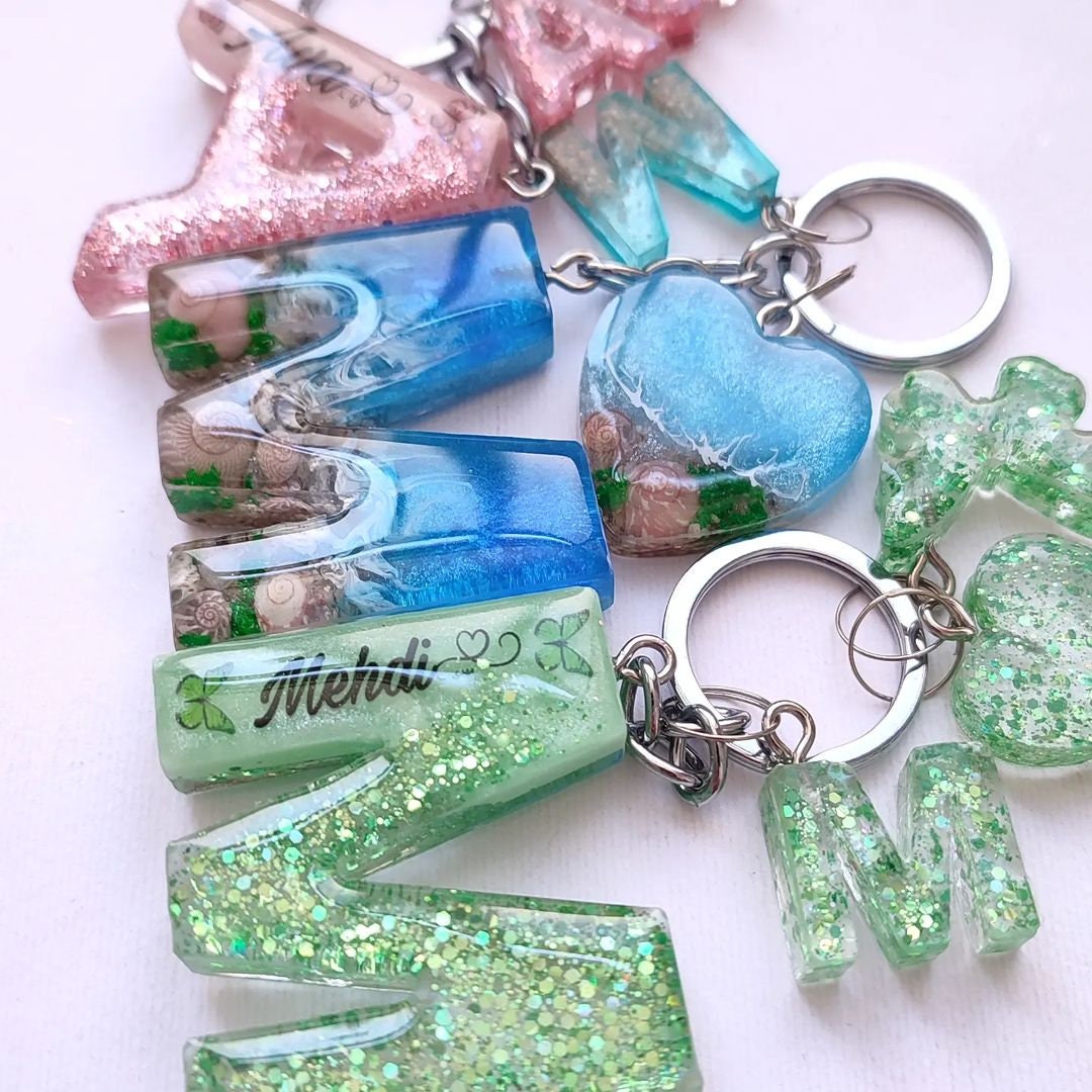 Custom Resin Keyrings Custom Personalised Keyrings Gifts for Her ...