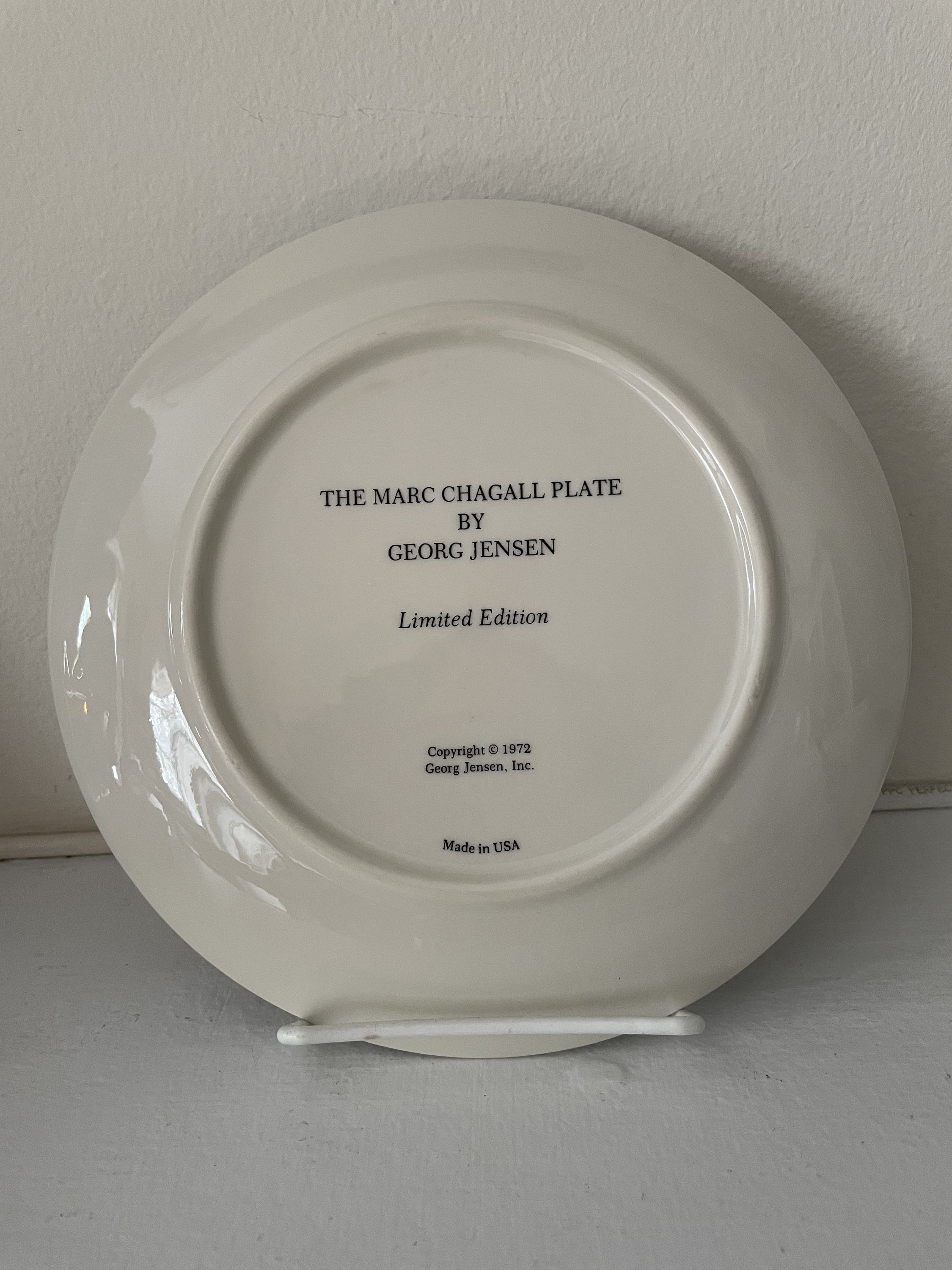 Limited Edition Georg Jensen Chagall Plate - Etsy