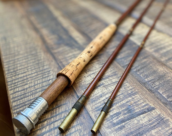 Vintage English Fly Rod Wall Decoration - Etsy