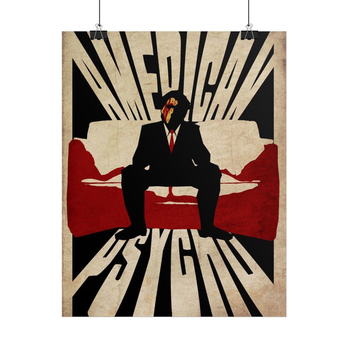 Rolled Posters, Vintage Psycho Poster, Cool Wall Art Decoration, Retro ...