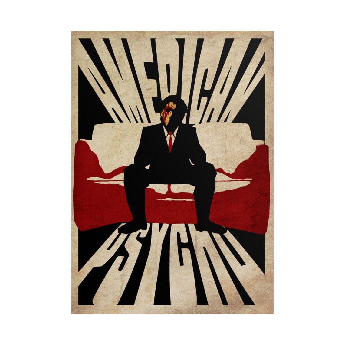 Rolled Posters, Vintage Psycho Poster, Cool Wall Art Decoration, Retro ...