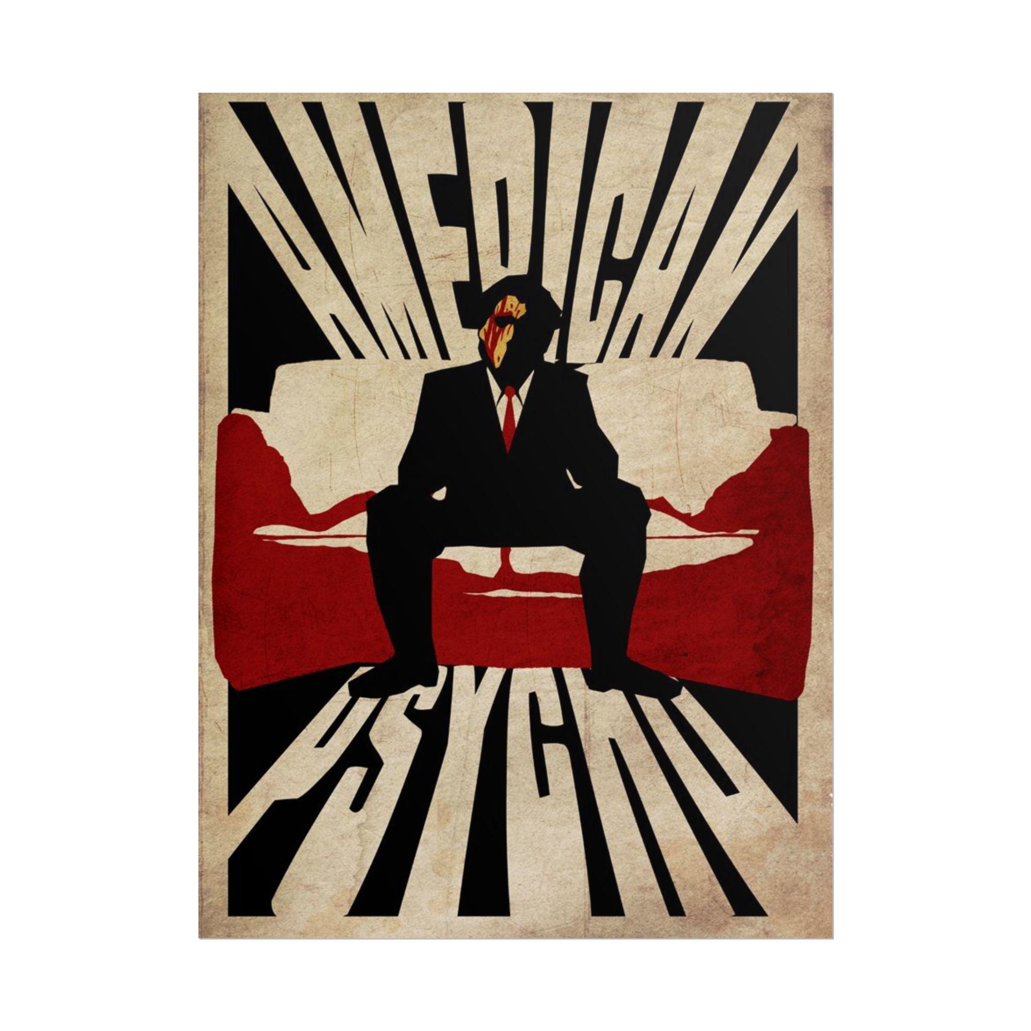 Rolled Posters, Vintage Psycho Poster, Cool Wall Art Decoration, Retro ...