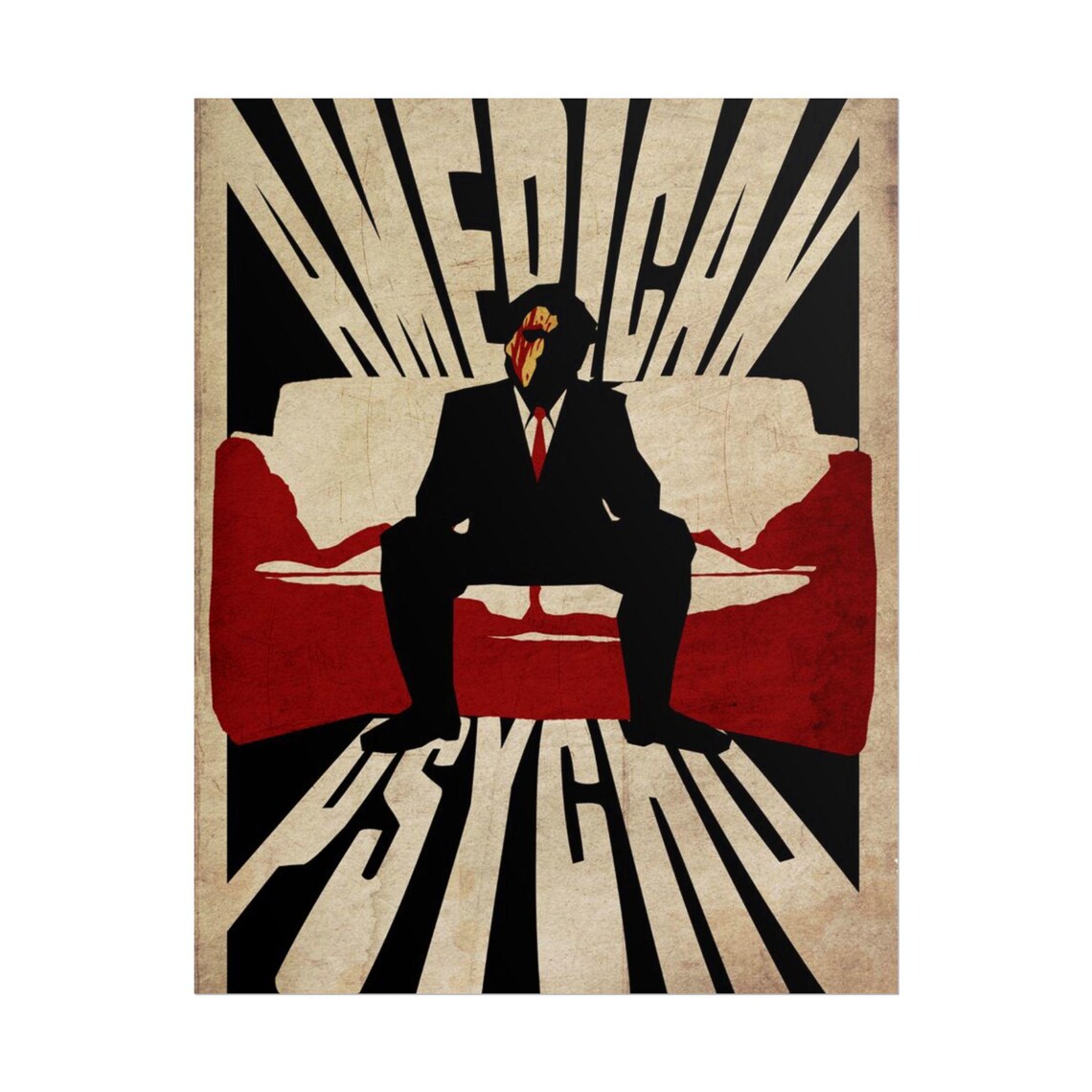 Rolled Posters, Vintage Psycho Poster, Cool Wall Art Decoration, Retro ...