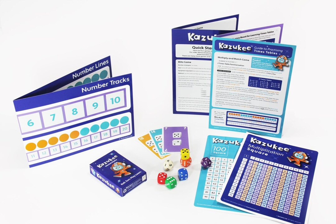 Unique Educational Childrens' Maths Games (deluxe Version) - Cards ...