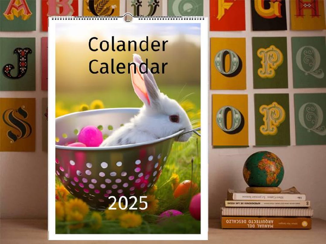 Colander Calendar traditional Edition EMEA APAC / Funny / Quirky ...