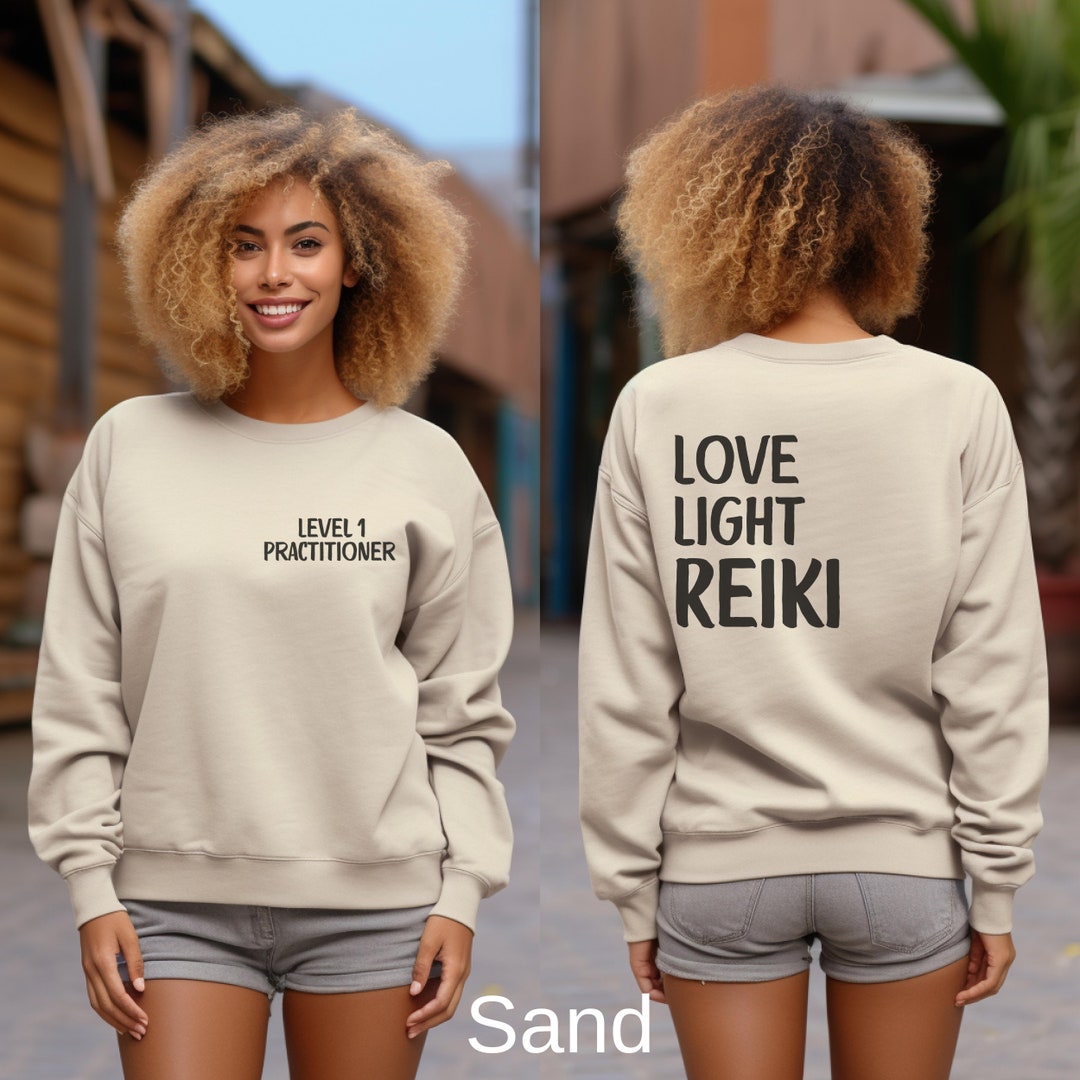 Unisex Level 1 One Reiki Practitioner Love Light Reiki Graphic Crewneck Sweatshirt - Etsy