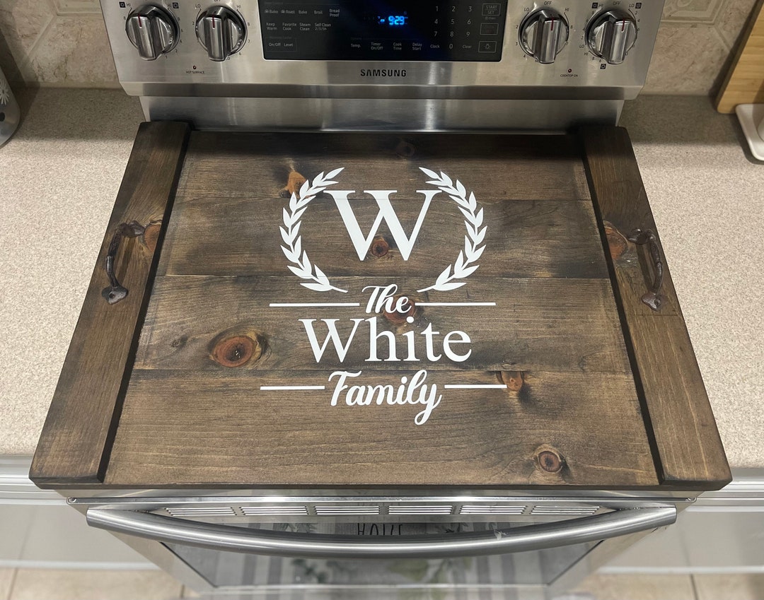 Custom Stove Cover for Gas or Electric Stoves - Noodle Board - Kitchen ...