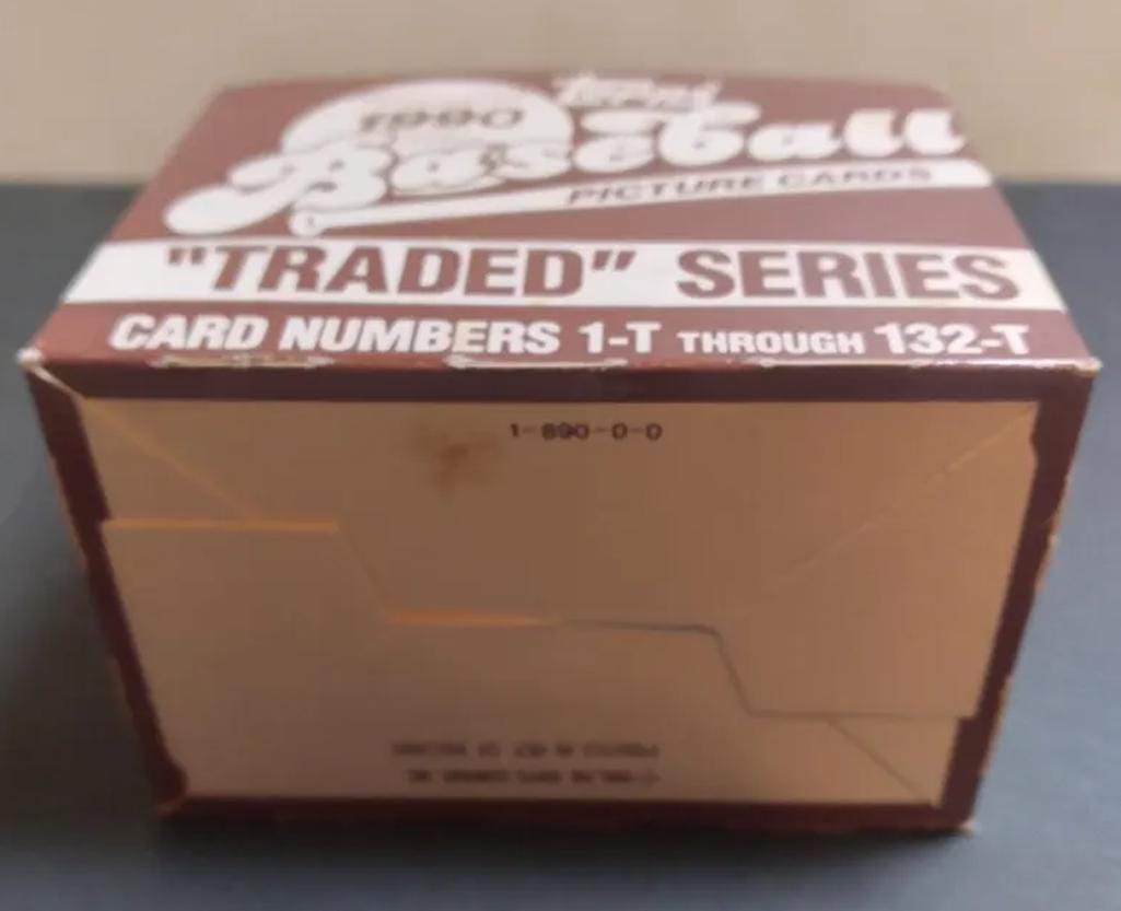 1990 Topps Traded Complete Set New in Box 132 Cards, Frank Thomas, John ...