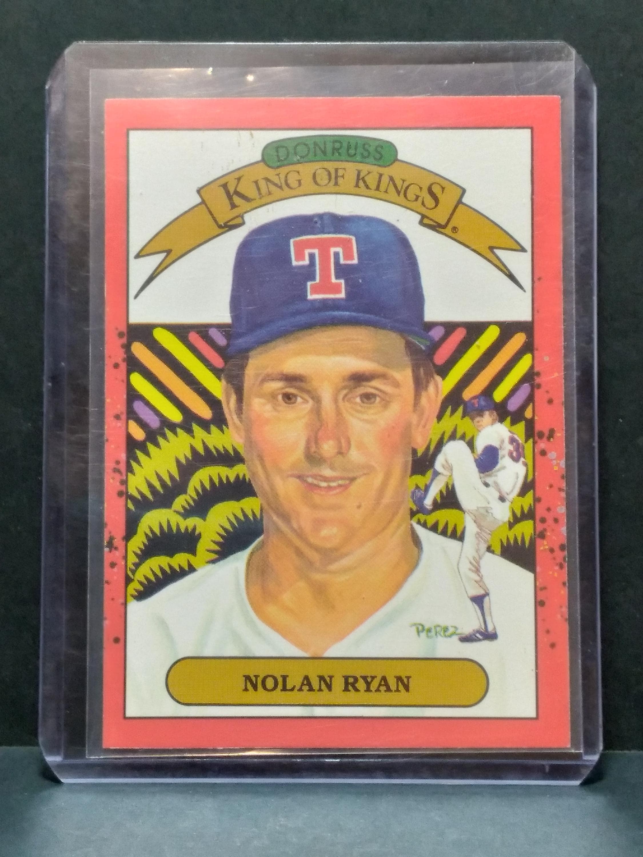 Rare 1990 Nolan Ryan Error Card Donruss King of Kings Missing # on Back ...