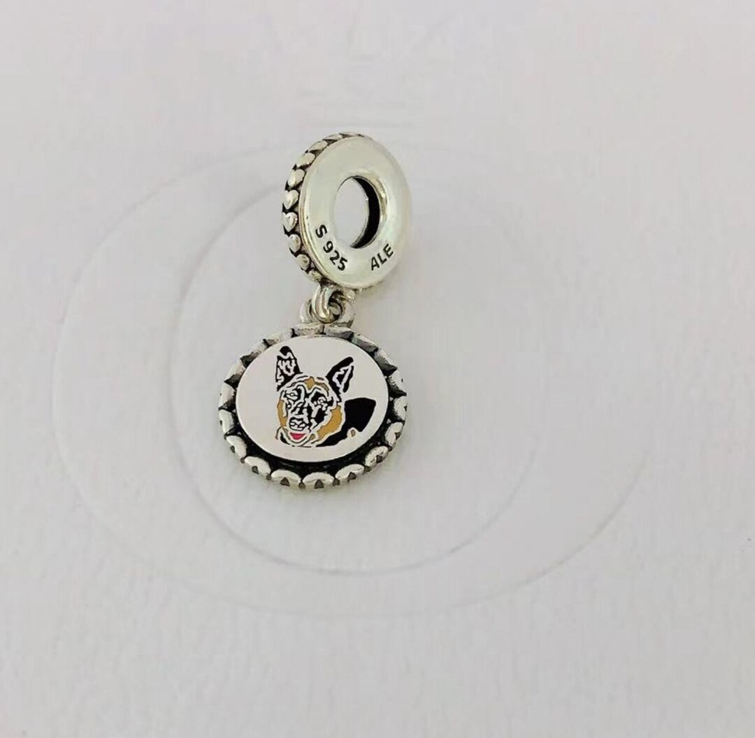 Rare Pandora German Shepherd Love GSD Dangle Double Sided - Etsy