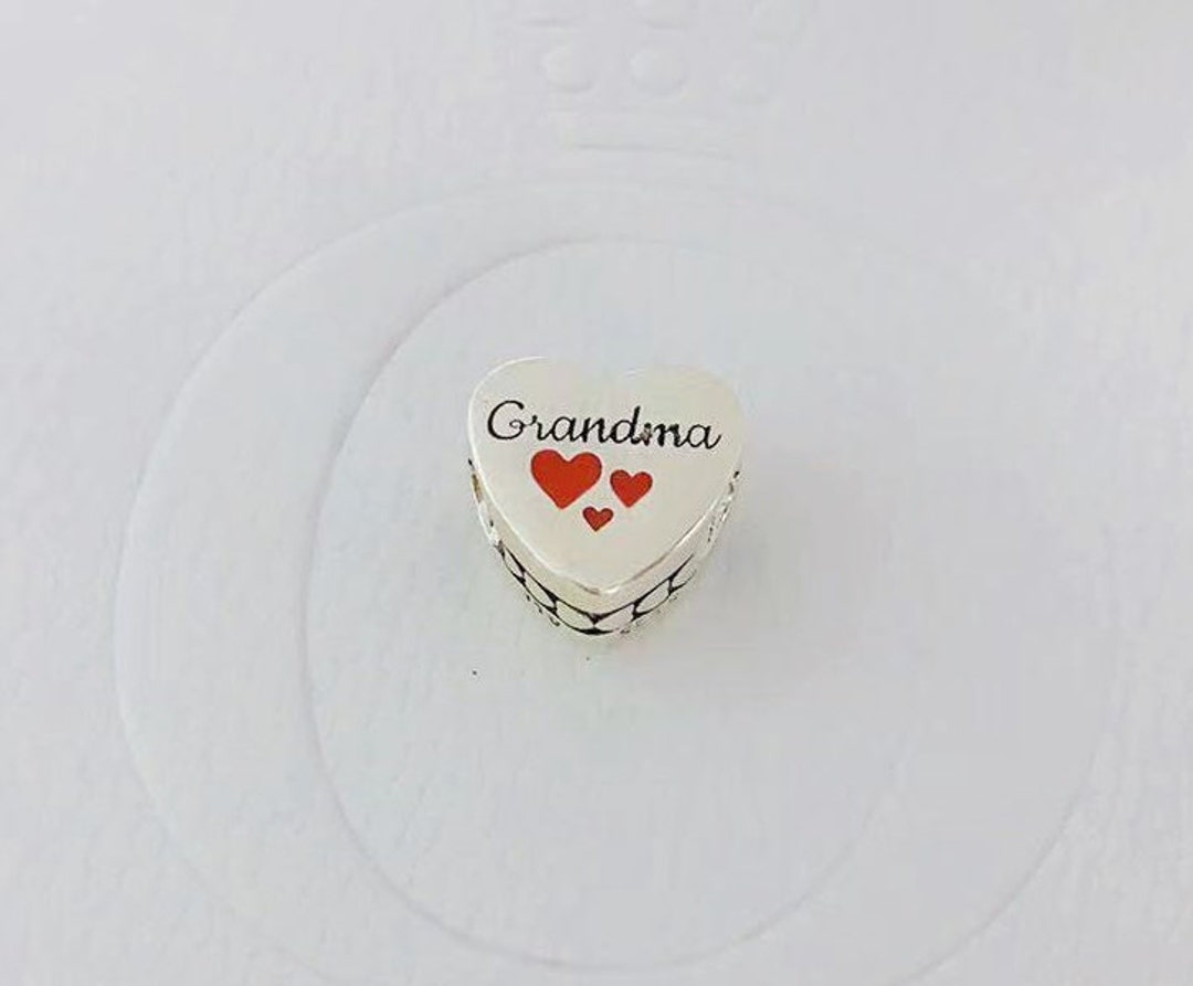 Pandora I Love Grandma Exclusive Heart Charm - Etsy