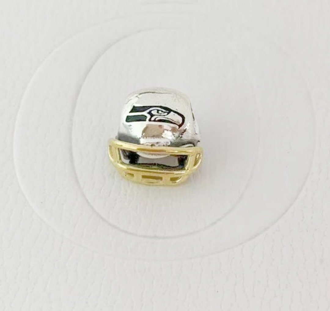 Pandora Seattle Seahawks Football Helmet Charm Pendant - Etsy