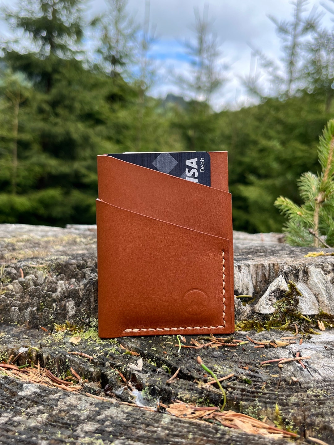 Portofel Din Piele Naturala Handmade Minimalist - Etsy