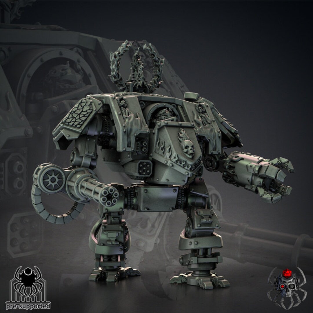 Eightlegsminiatures: Flame Lizards Eternal Protector Mech 32 Mm ...