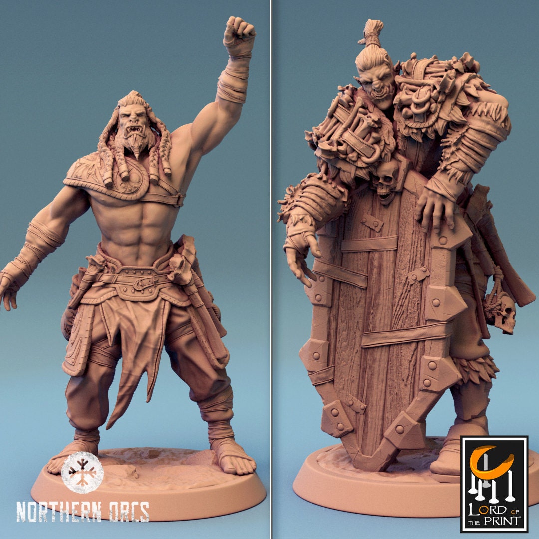 Rescale Miniatures: Northern Orcs Tribe Orc Infantry Others 2 Options ...