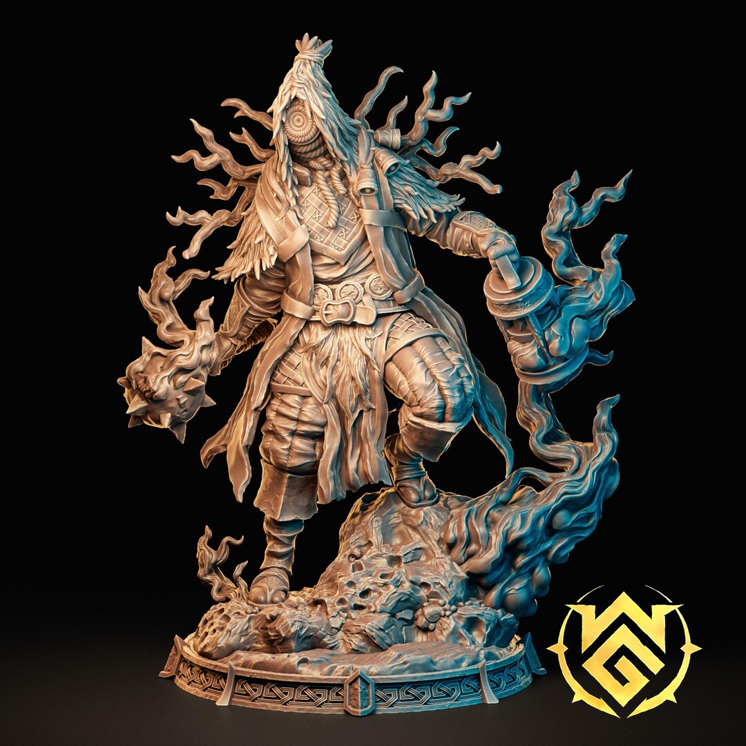The Witchguild: Pyromancer Keeper Miniature/figure High-quality 8K 3D ...