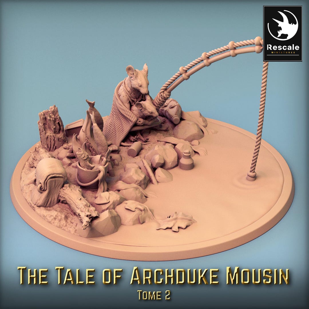 Rescale Miniatures: the Tale of Archduke Mousin tome 2 Fishing Mice ...