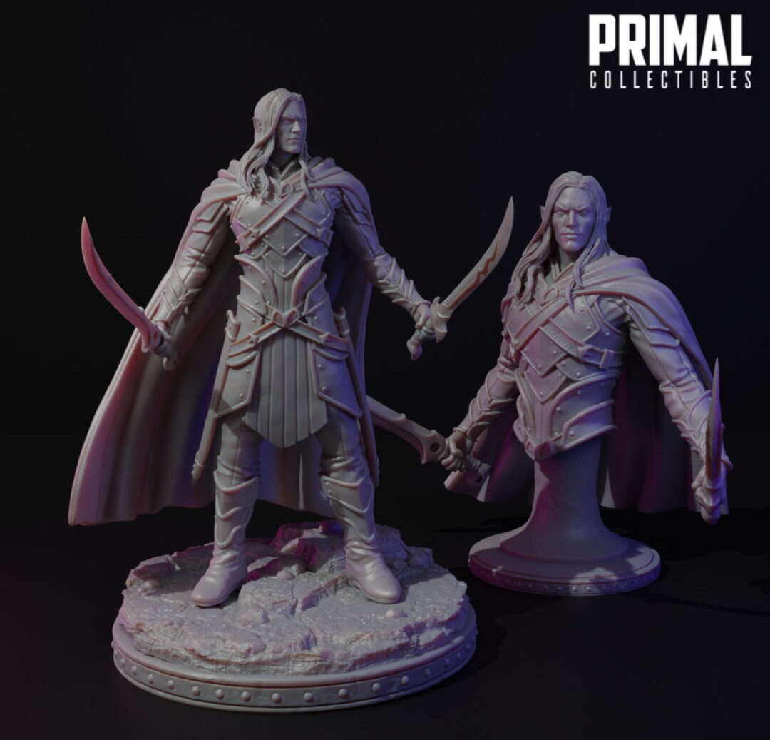 PRIMAL Collectables: Uncharted Kingdoms Varik Dun'ate, the Dark Elf 32 ...