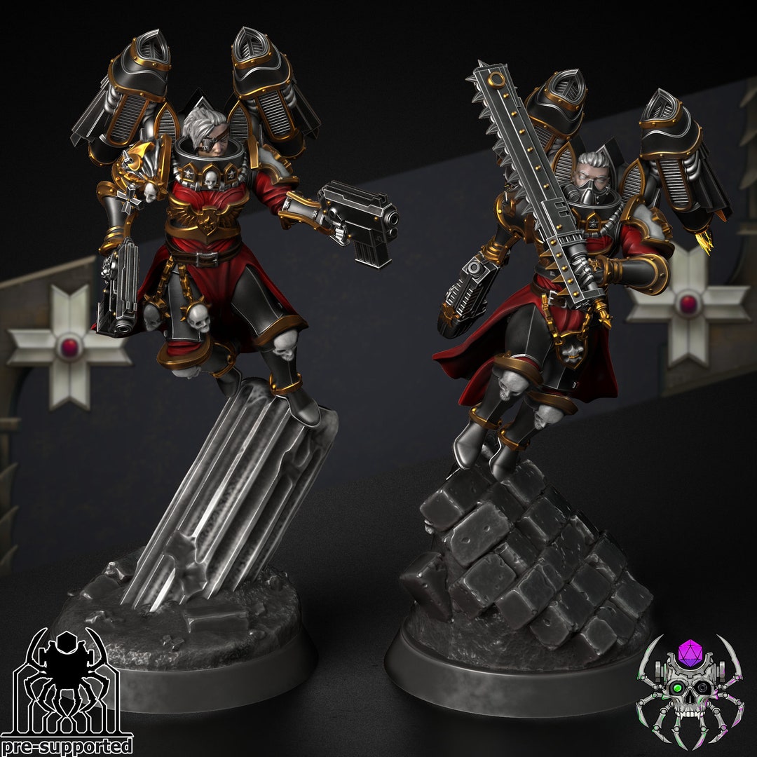 Eightlegsminiatures: the Widows Erelim Squad 5 Minis 32 Mm Tabletop Kit ...