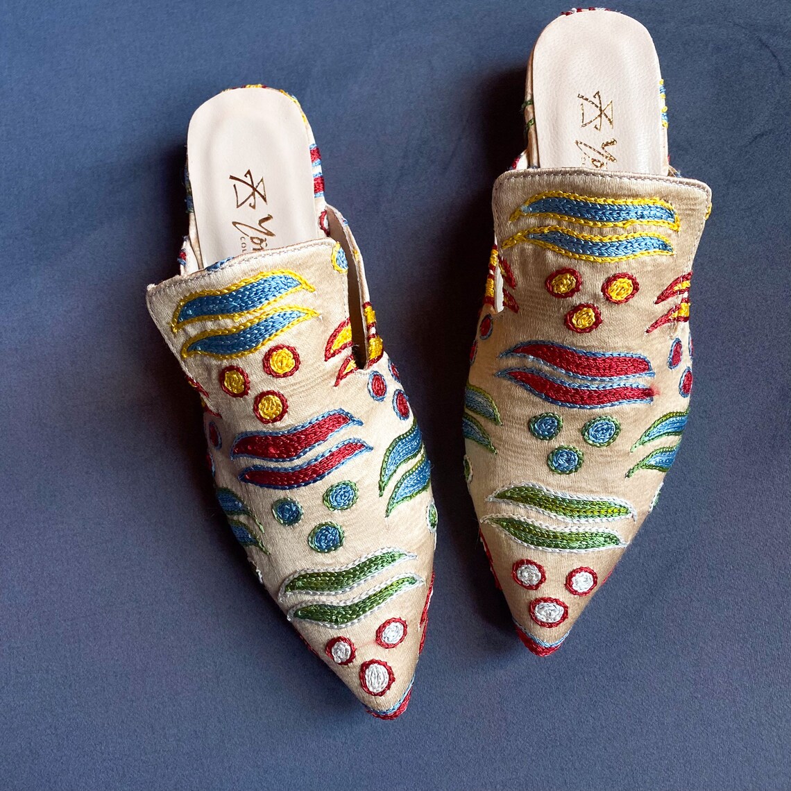 Saten Slide, Woven Mule, Cintemani Slipper, Ottoman Slipper ...