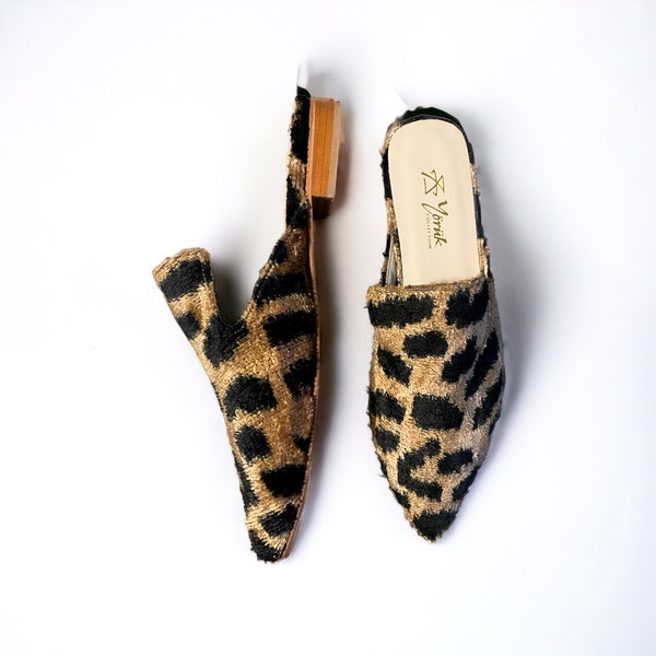 Leopard Print Mules Women - Etsy