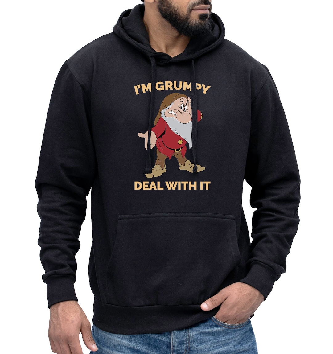 I'm Grumpy Hoodie: Seven Dwarfs Inspired Costume - Disneyland Trip - Etsy