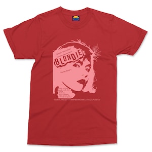 Blondie Vintage T-shirt, Womens Classic Rock Fashion Tee, Retro Rock ...
