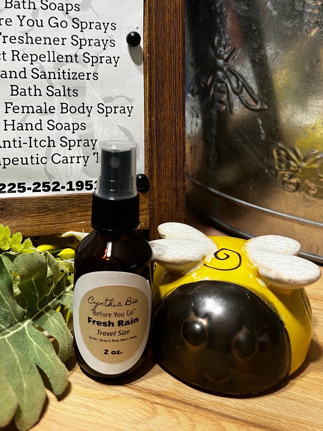 Bath Room “before You Go” Spray “fresh Rain 4oz - Etsy