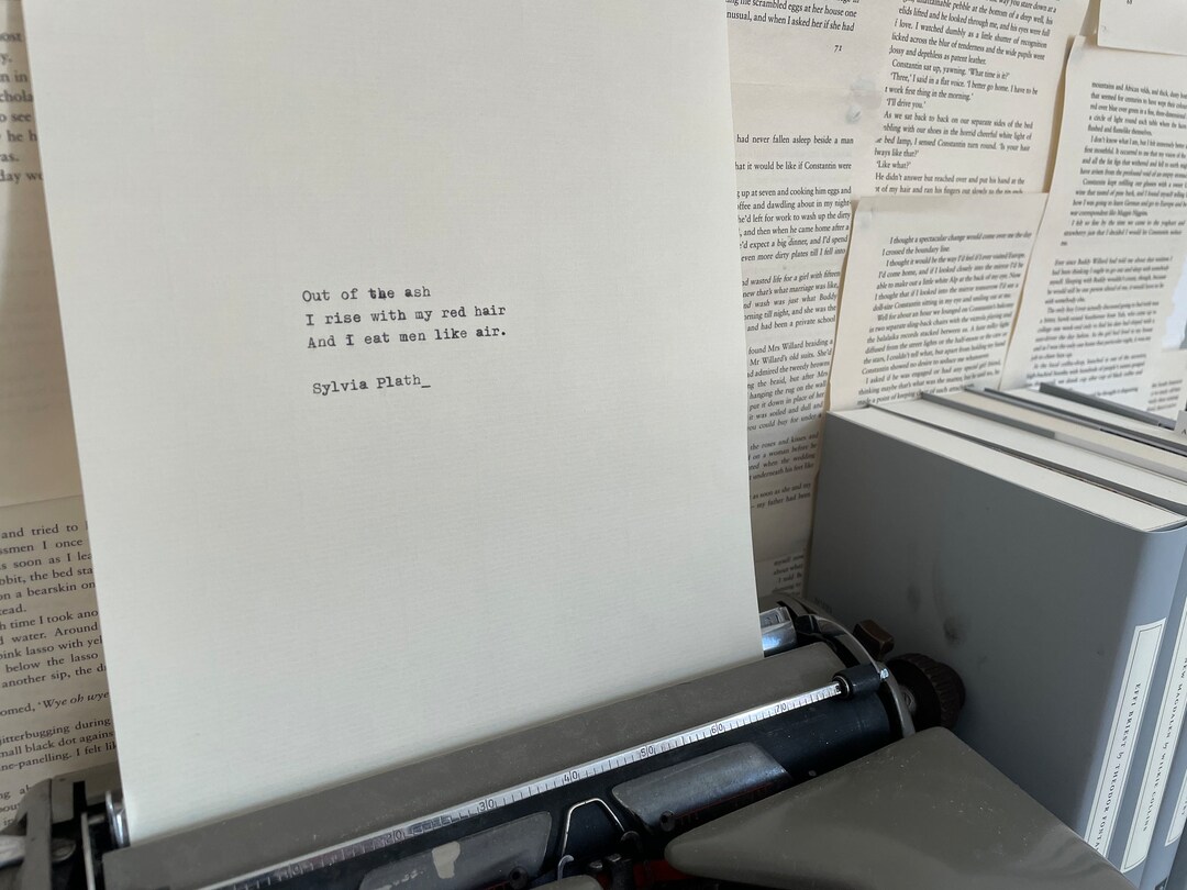 A4 Personalised Typewriter Sheets. Your Words, a Favoured Poem or Piece ...
