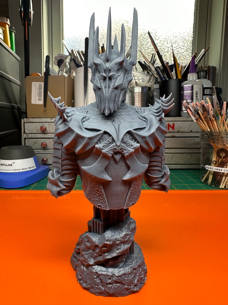 3D Sauron Bust Stl File 3D Printer Files 3D Print File 3D Miniatures ...