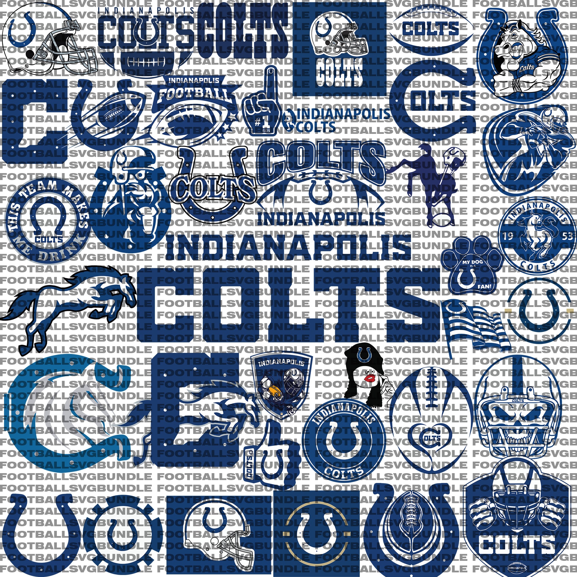 Indianapolis Colts Retro Logo