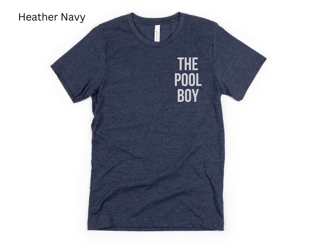 The Pool Boy, Mens Summer Tee, Poolboy, Pool Boy Shirt, Mens Cutoff, Fun Dad Gift, Summer ...
