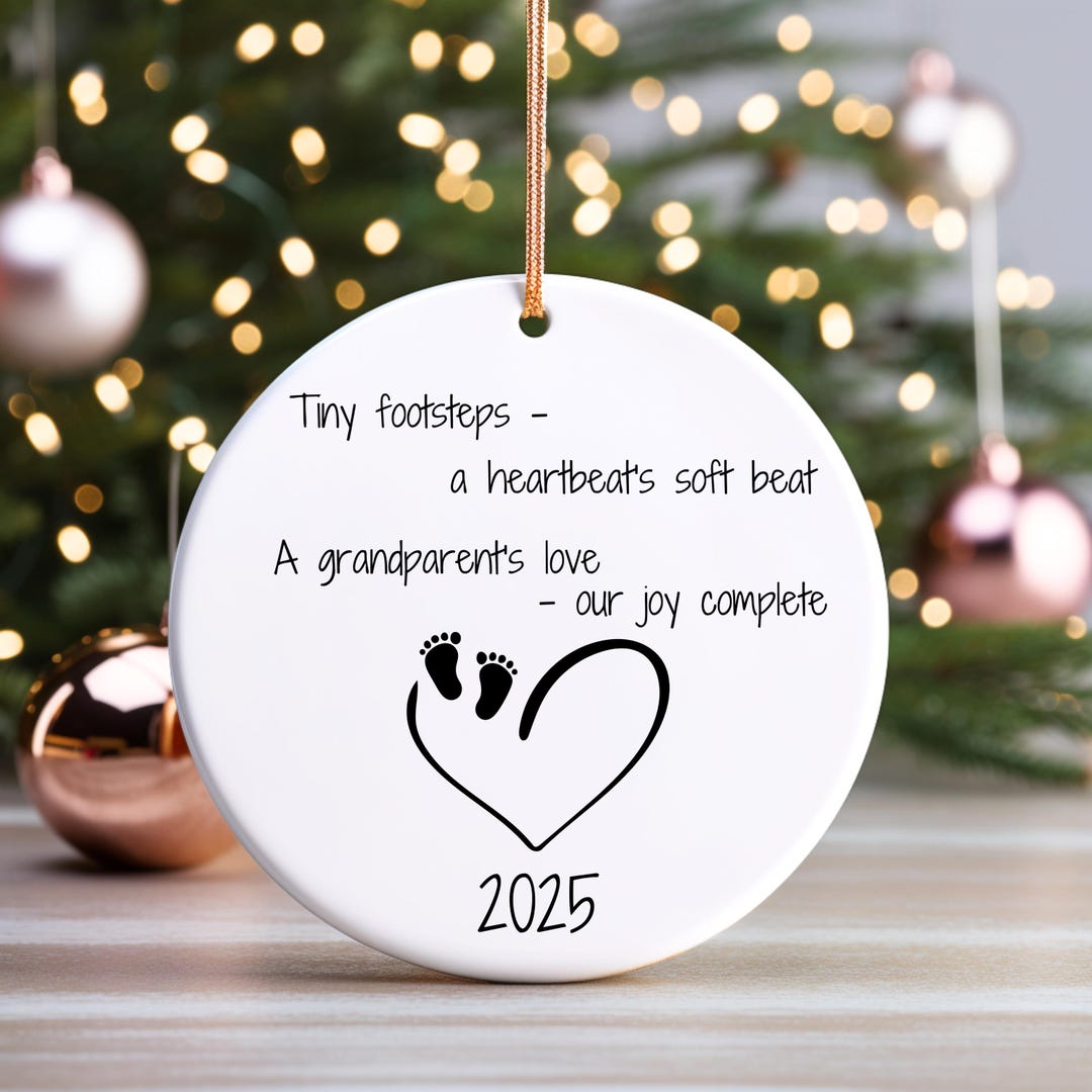 Tiny Footprints Coming Soon, Pregnancy Announcement for Parent, 2025 ...