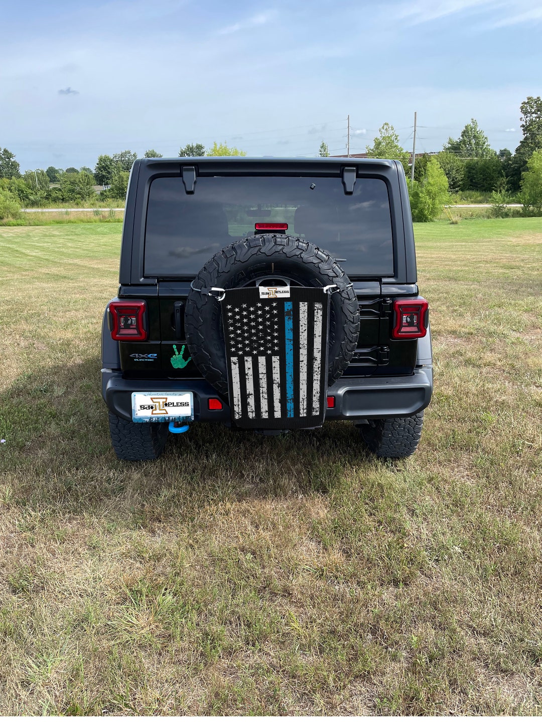 Universal Mesh Trash Bag for Jeep/utv/marine/camping Blue Line Edition ...