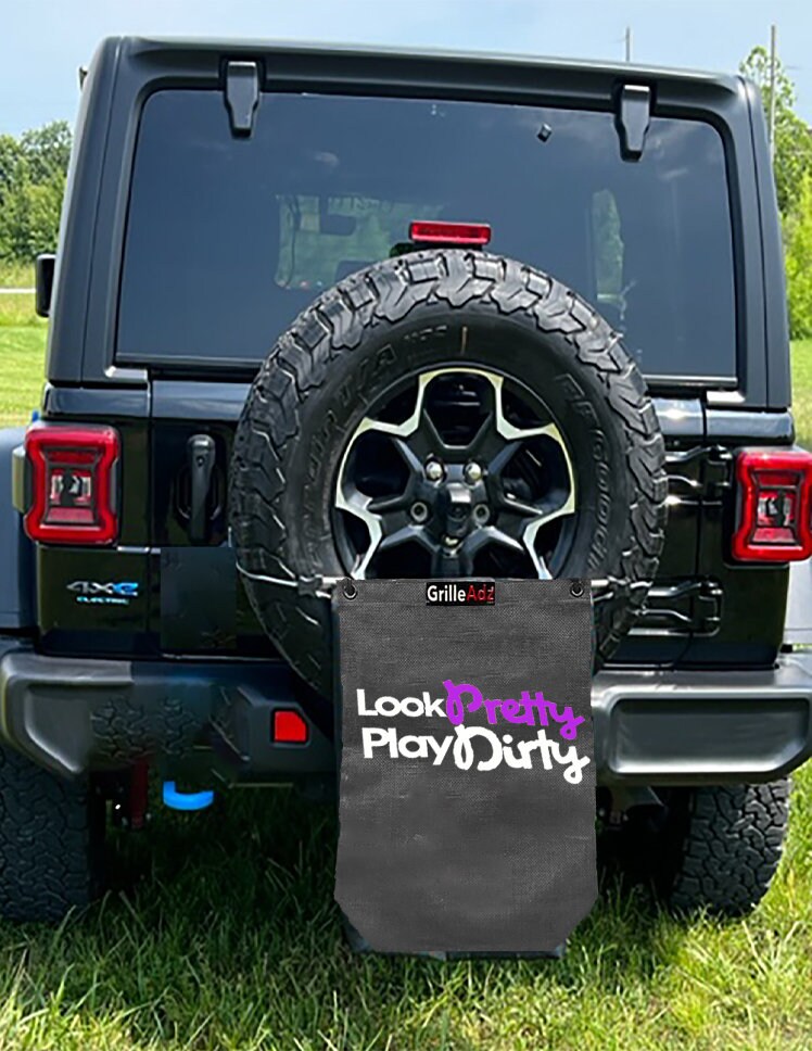 Universal Mesh Trash Bag for Jeep/utv/marine/camping Look Pretty Play ...