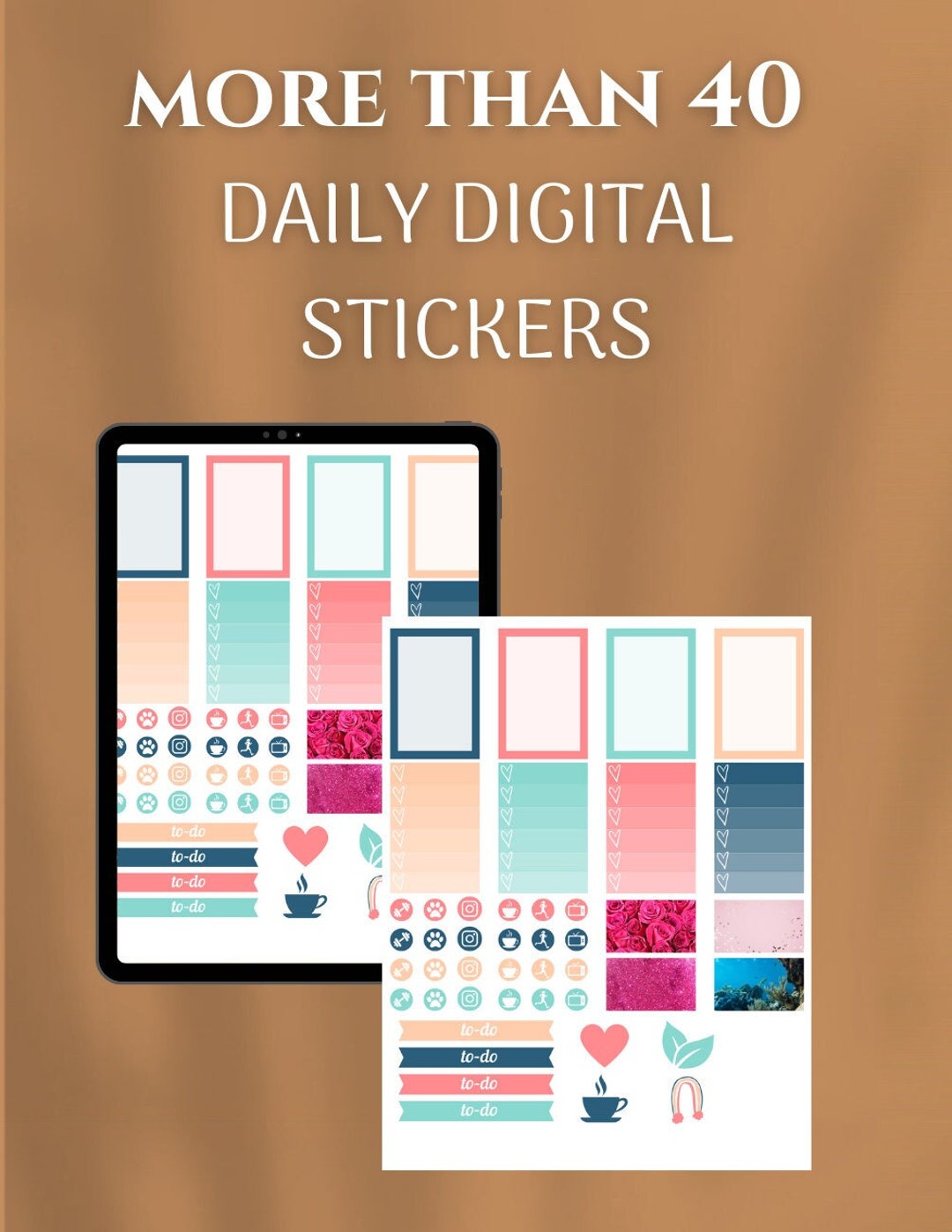 Daily Life Digital Stickers Digital Planner Stickers Digital Stickers ...