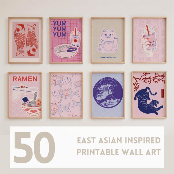 Asian Inspired Art - Etsy