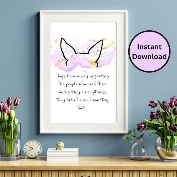 Dog Quote Print - Etsy