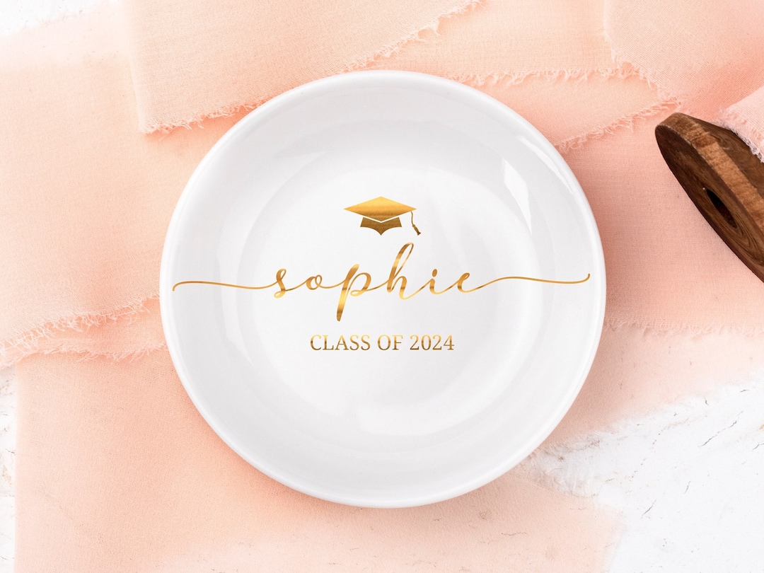 Custom Graduation Jewelry Dish,graduation Gifts for Her,college ...
