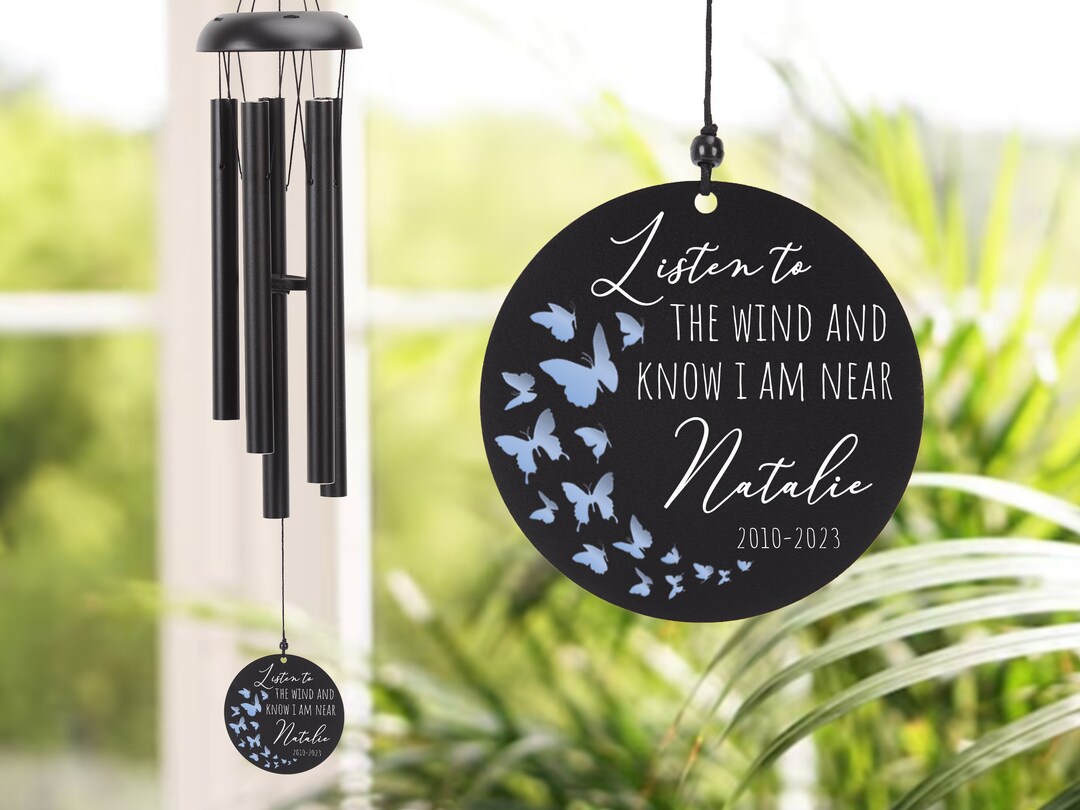 In Loving Memory Wind Chime,sympathy Memorial Wind Chime,remembrance ...