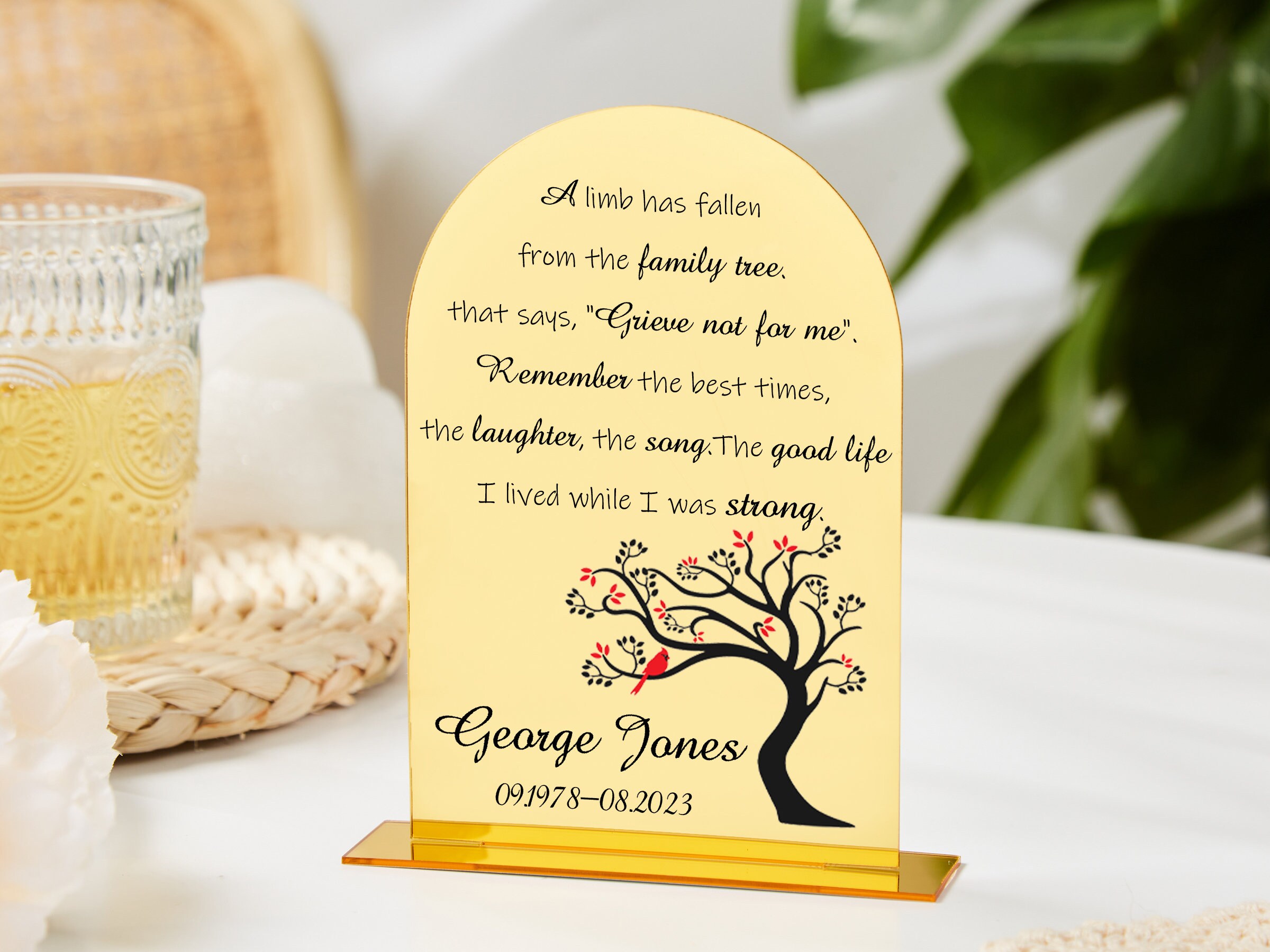 In Loving Memory Table Signmemorial Signacrylic Wedding - Etsy