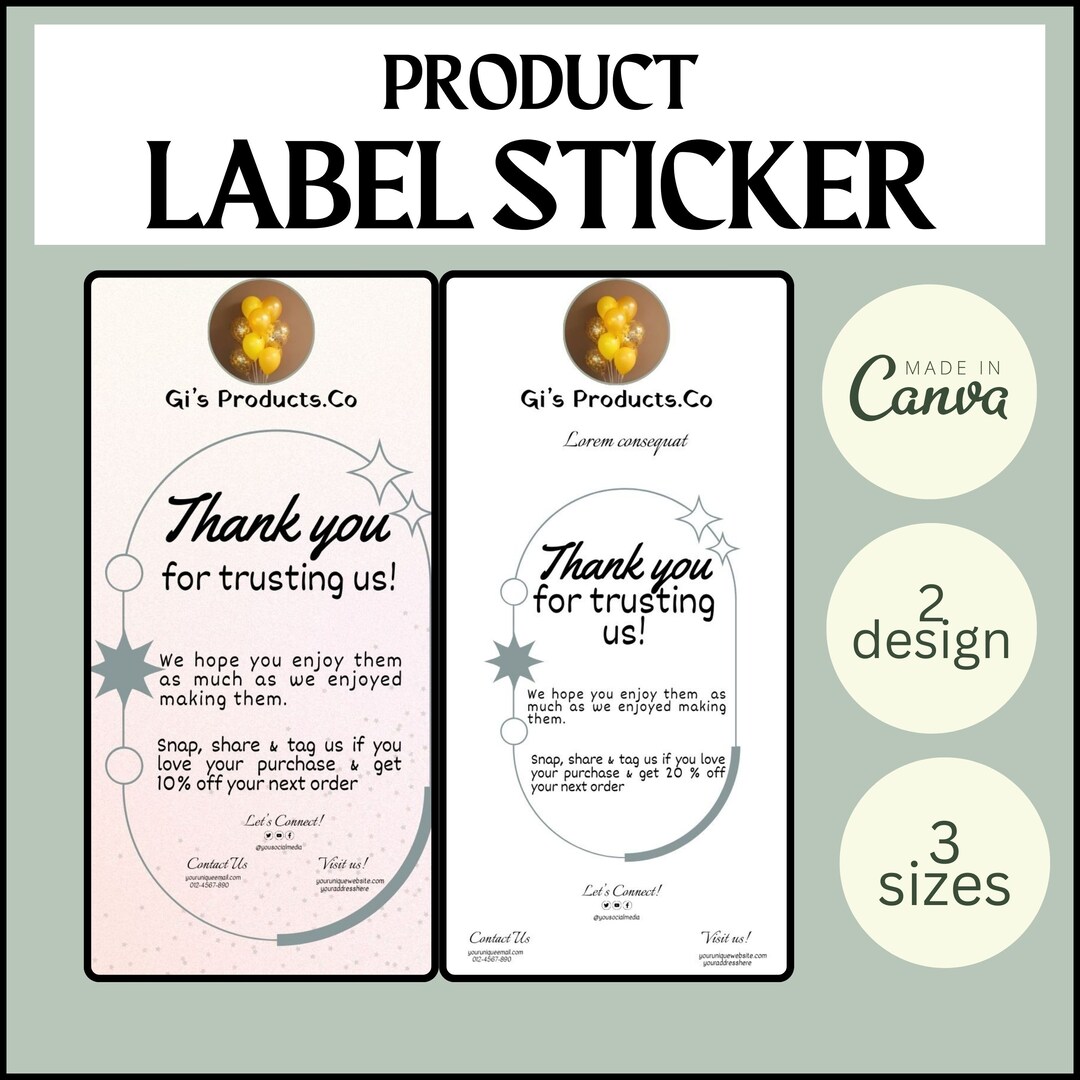 Candle Box Label Sticker Template,diy Brand Packaging Seal, Shop Candle ...
